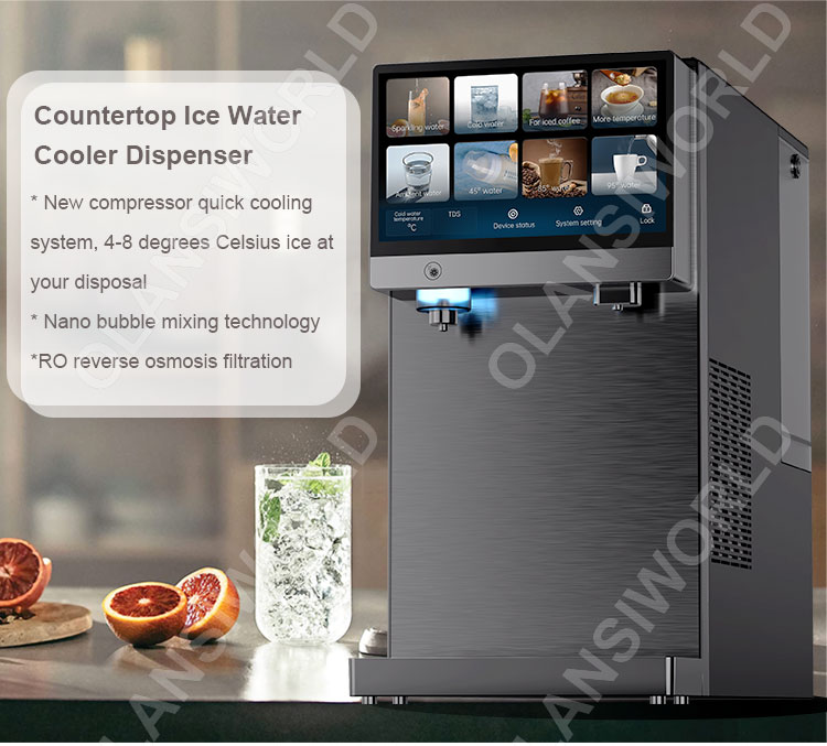 New！W60 OLANSI nano bubble mixing technology sparkling water dispenser ...
