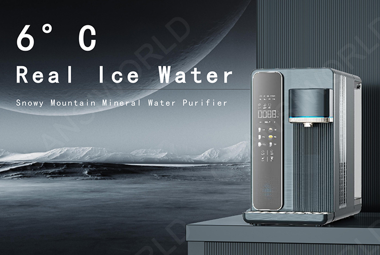 W25C Ice water purifier with separate tank, no waste water circulation ...