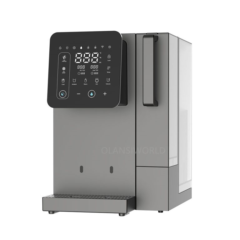 W91 Electric Countertop Water Dispenser with Bullet Ice Ice Maker ...